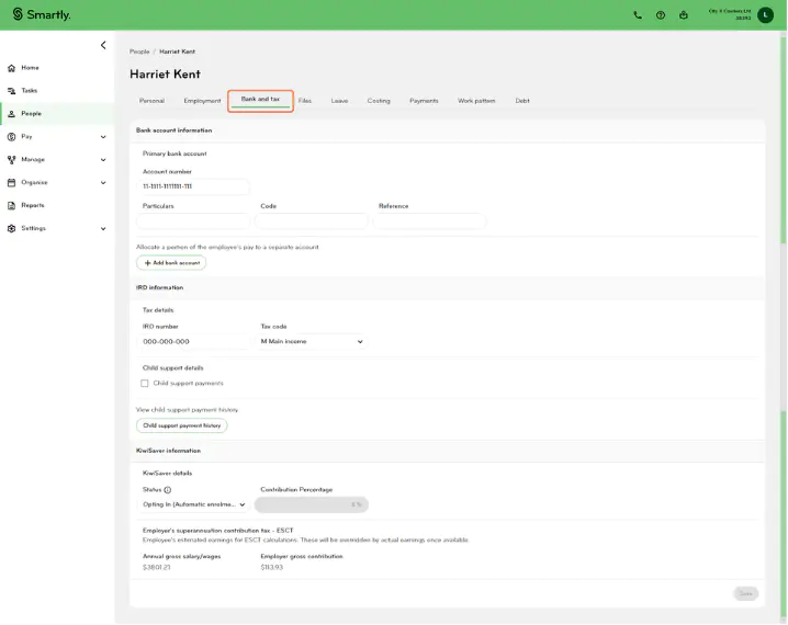 Smartly | Managing your employees' records
